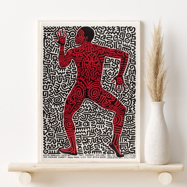 Keith Haring Poster - Etsy
