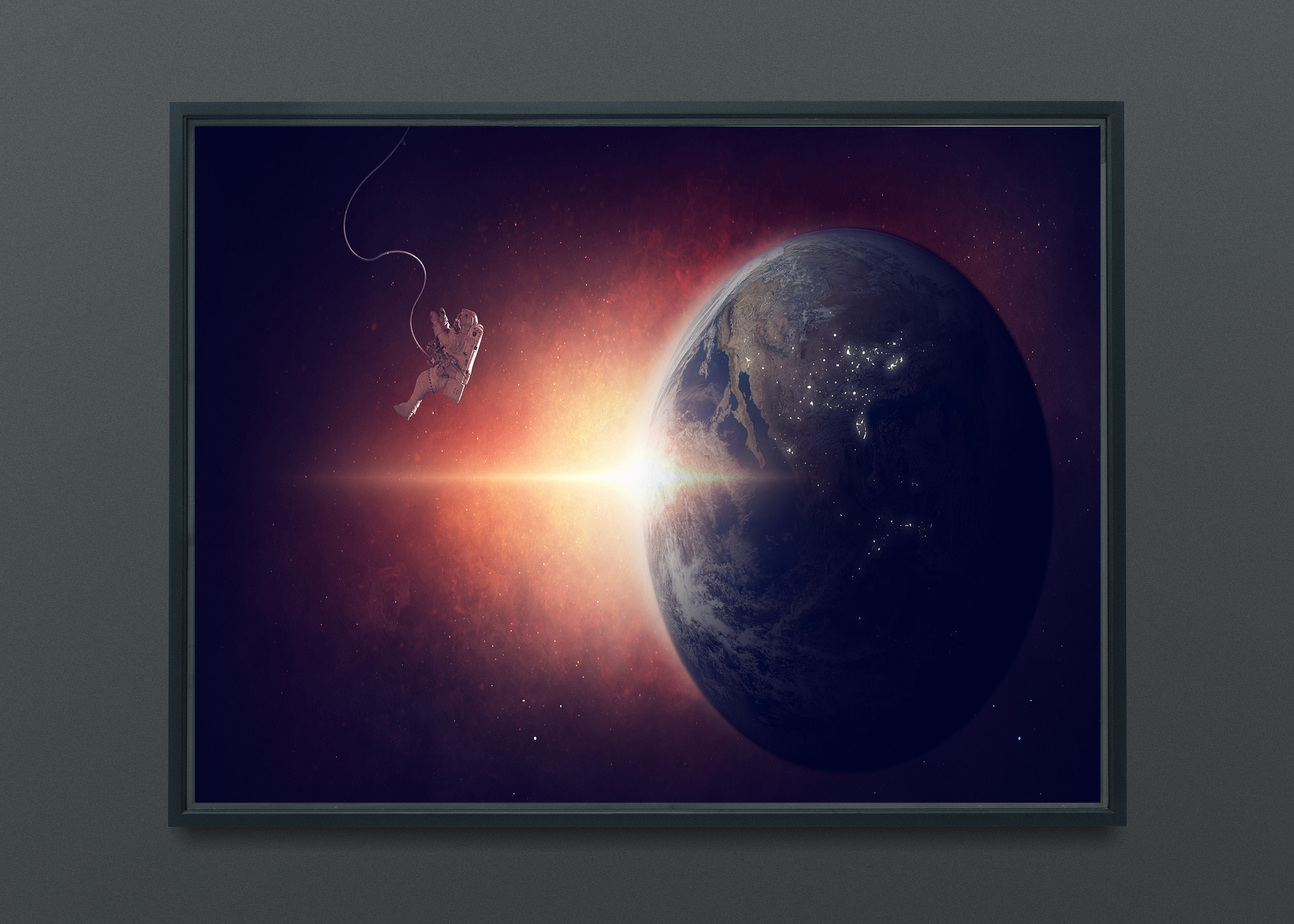 Digital Prints Solar System Print Outer Space Decor Astronomy Art ...