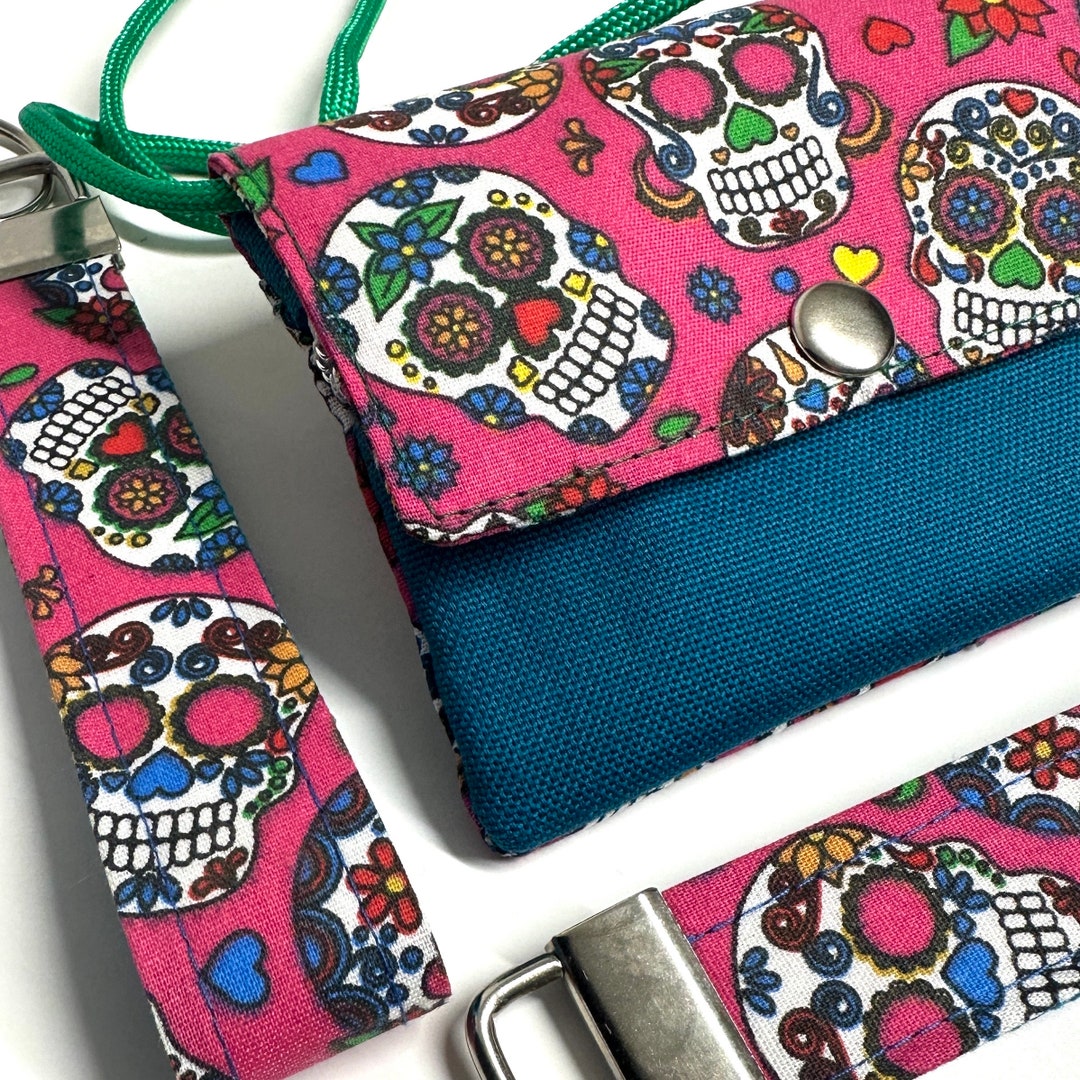 Small Fabric Wallet, Colorful Neck Pouch, Colorful Children's Wallet ...