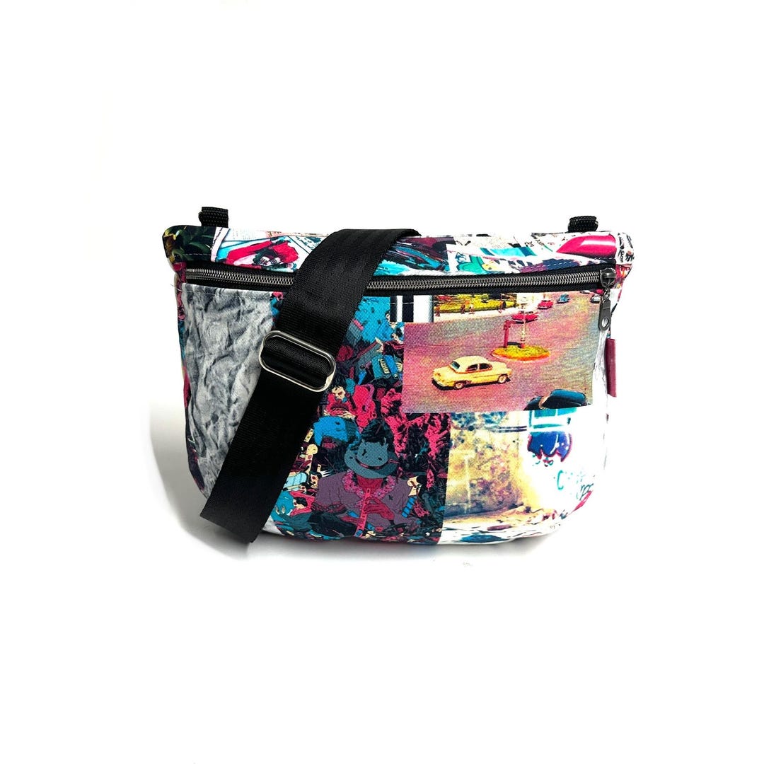 Colorful Summer Bag for Women, Colorful Crossbody Bag, Colorful Sewn ...