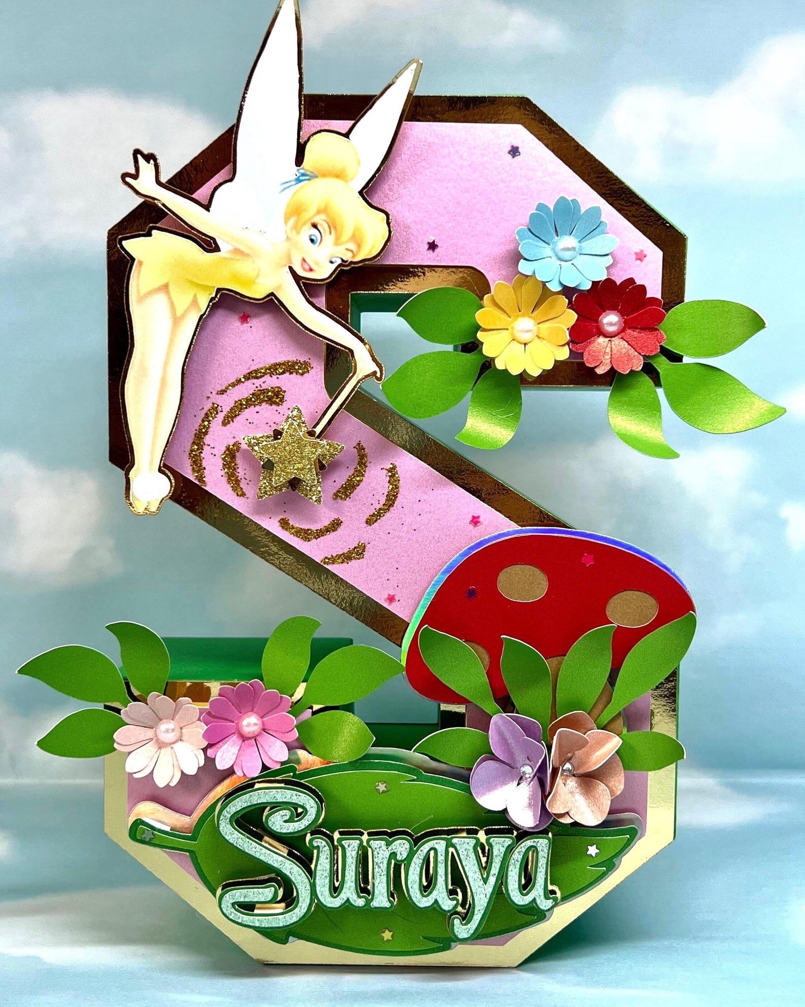 Fairy 3D Letter, Fairy Birthday Decor, Fairy Party Props. - Etsy