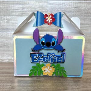 Stitch Treat Boxes. Lilo and Stitch Goodie Box. Stitch Birthday Favors ...