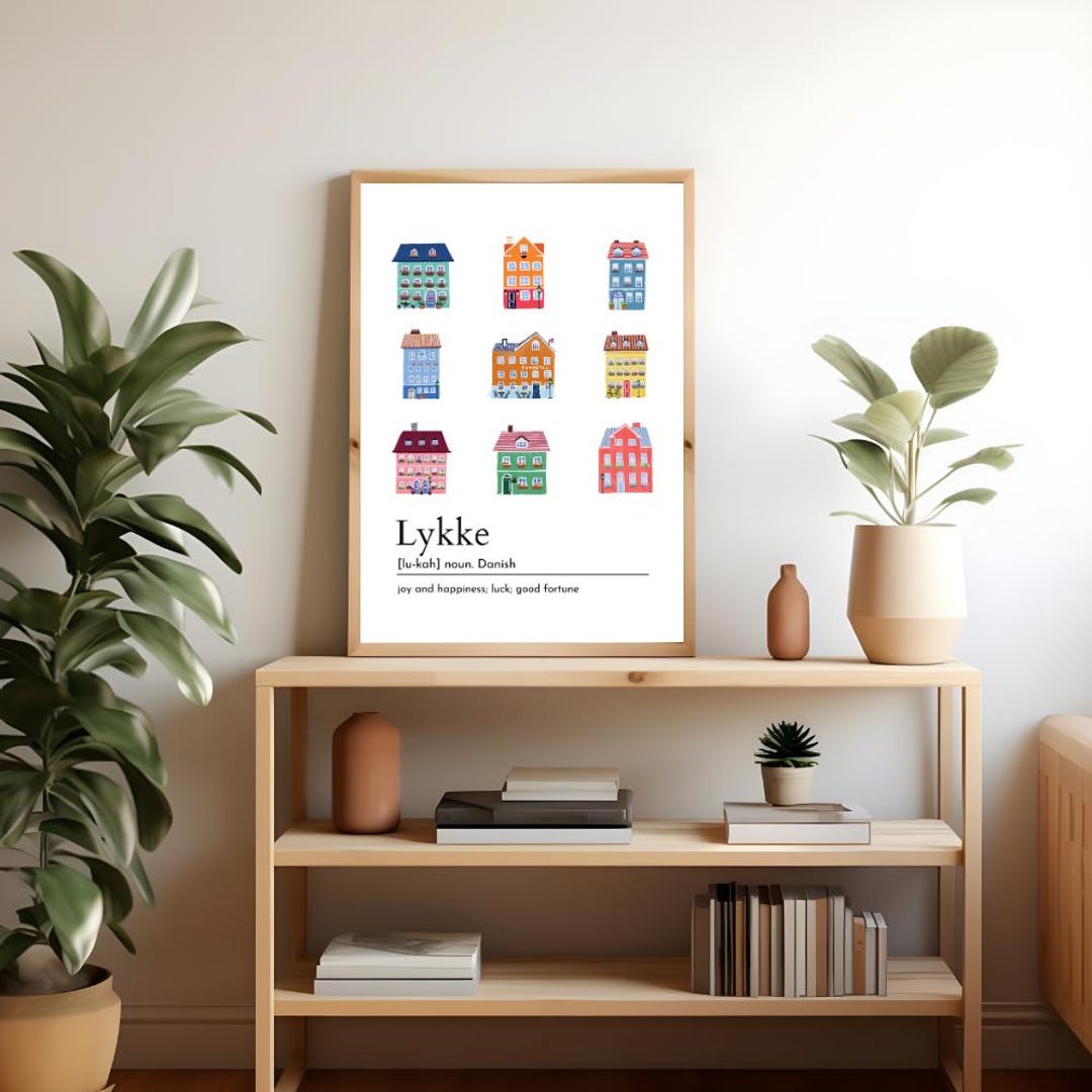 Scandinavian Word Definition Poster, Hygge Art, Scandinavian Nordic ...