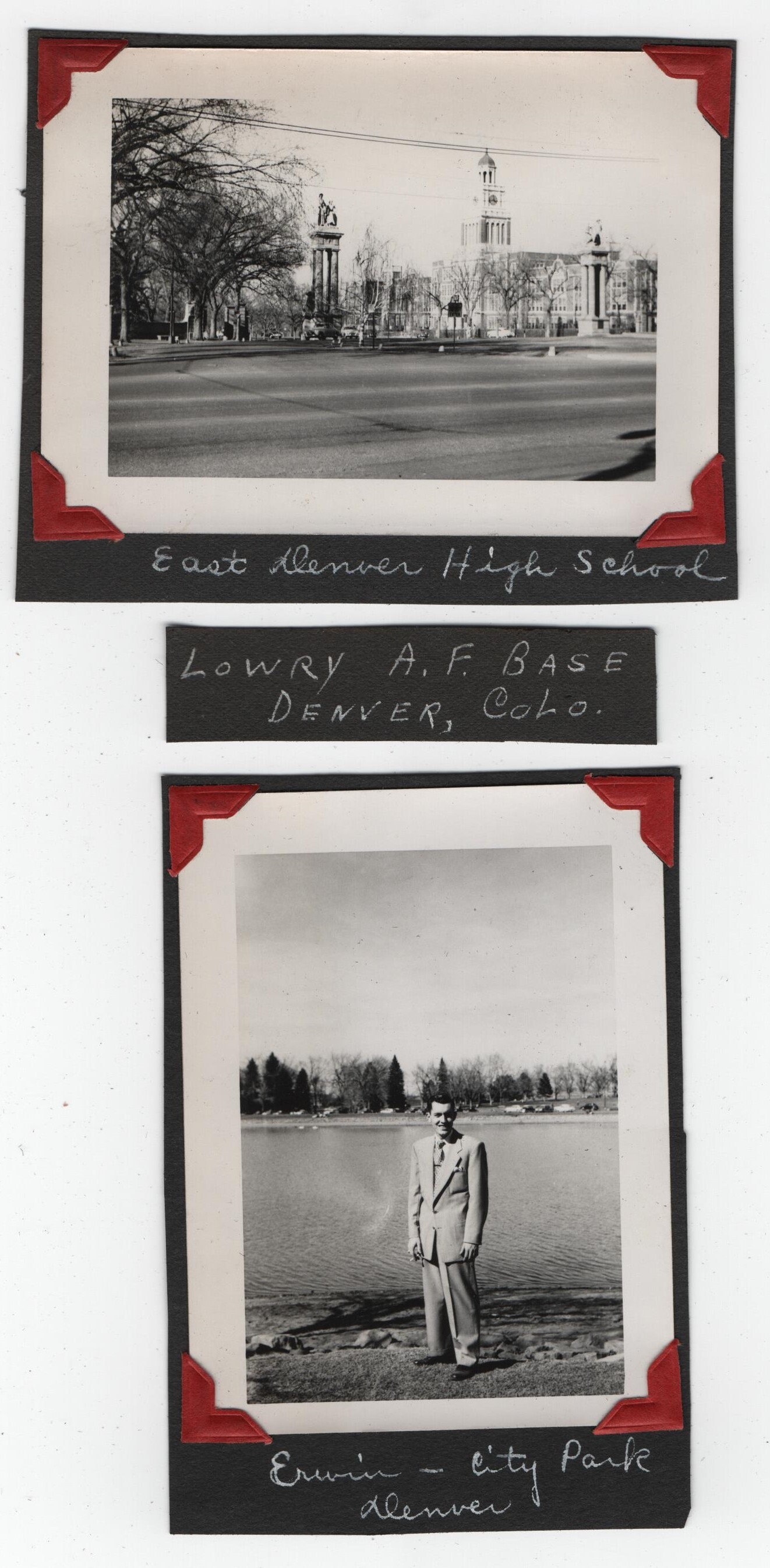 Vintage Military Lowry AFB Denver Photo Lot 7 Original Vintage Black ...