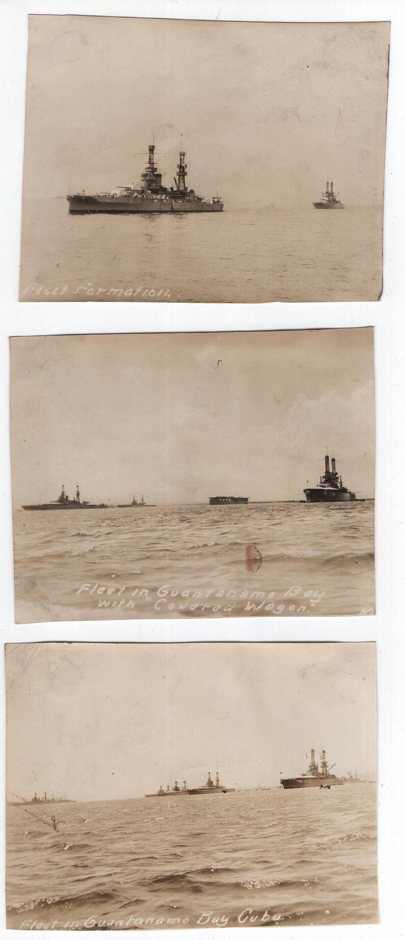 US Navy Ships in Port/underway in the Caribbean 1920's/30's / Photo Lot ...