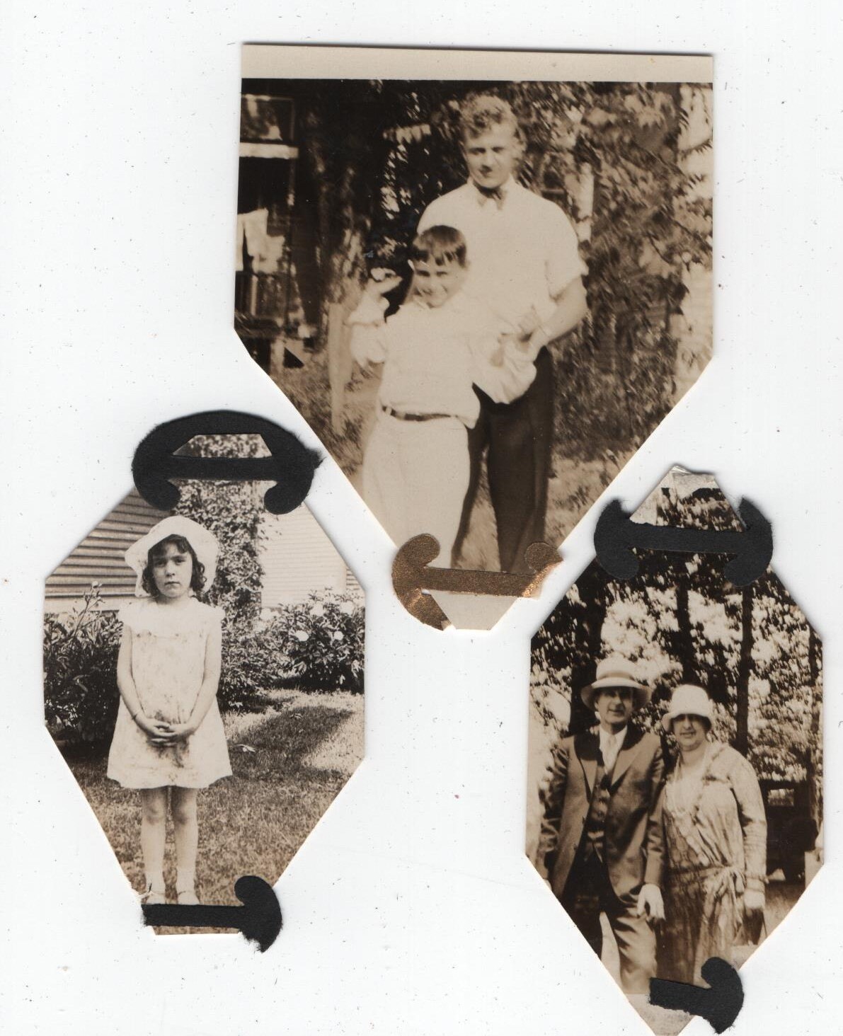 1922 People Original Cutouts 20 Original Vernacular Black and White ...