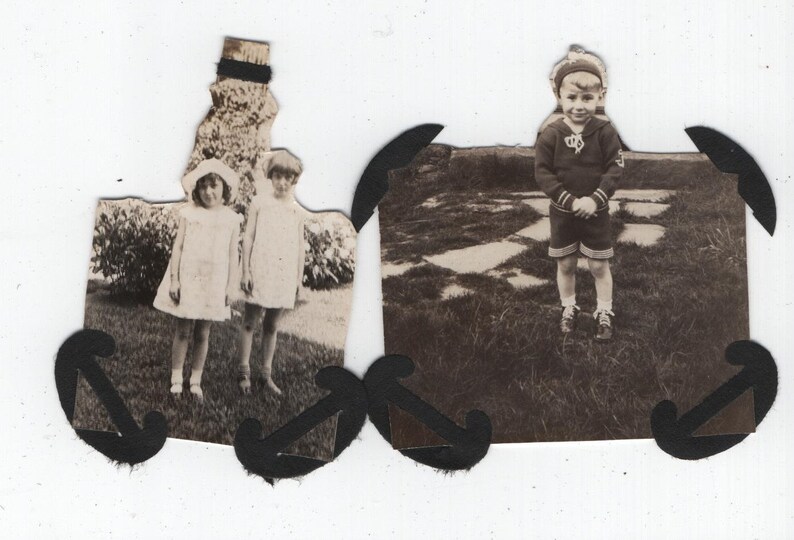 1922 People Original Cutouts 20 Original Vernacular Black and White ...