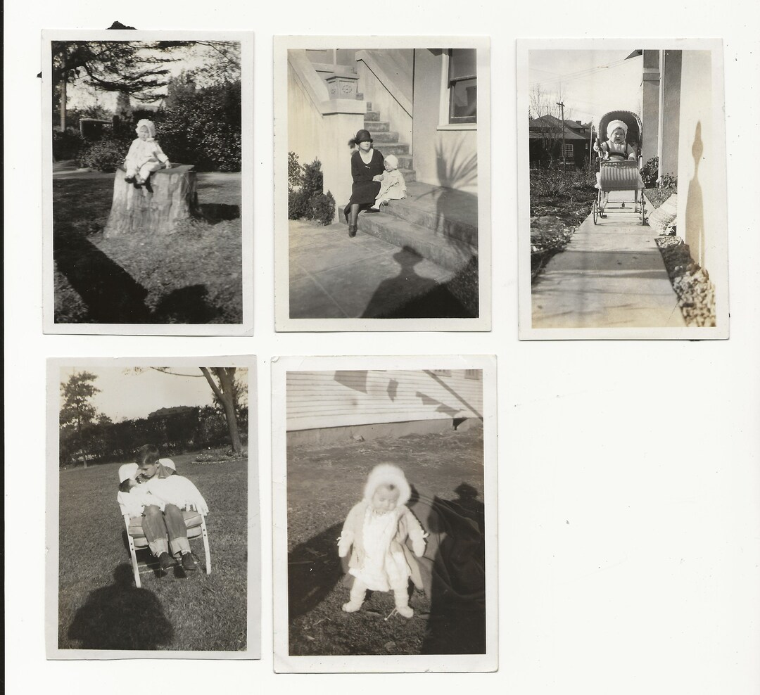 Vintage Shadows Lot 5 Original Vintage Black and White Photos - Etsy