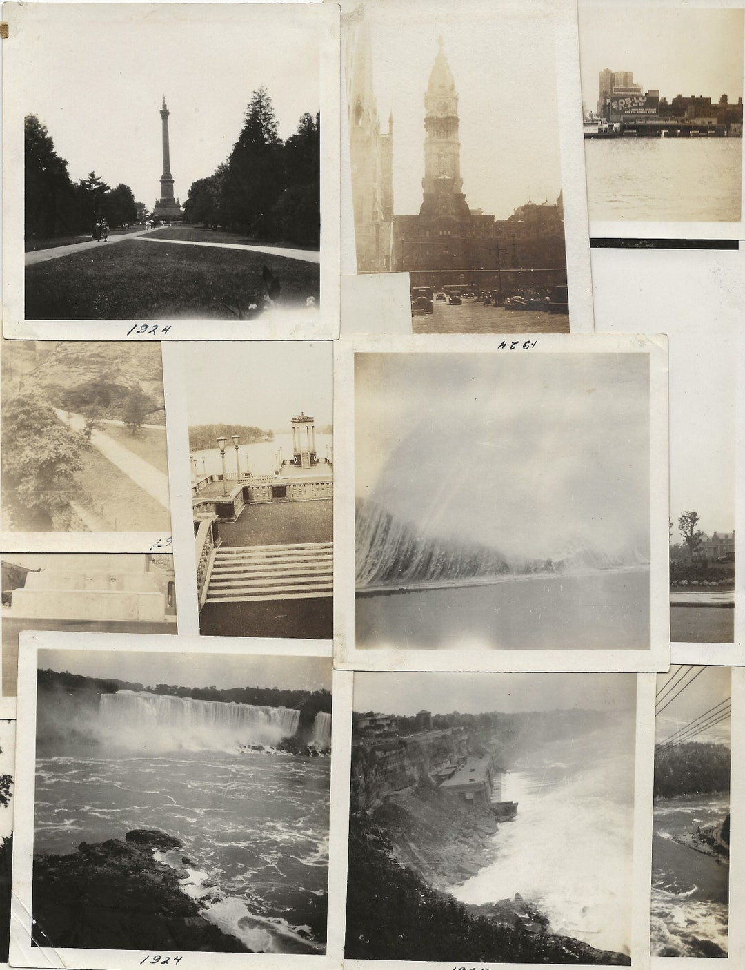 Vintage 1920's Detroit Niagara Falls Photo Lot 13 Original Vintage ...
