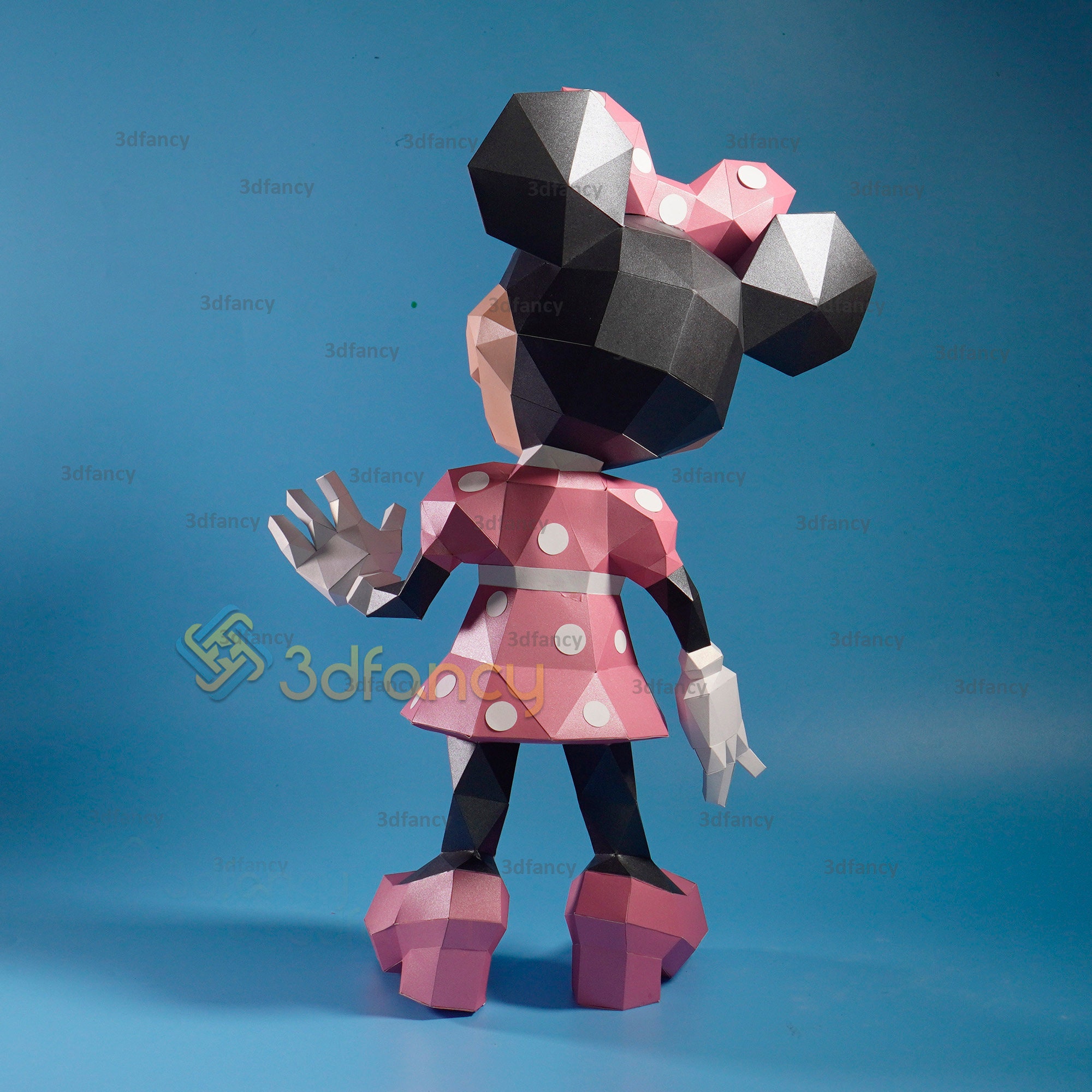 Mickey Mouse Papercraft Minnie Mouse PDF Printers Origami SVG - Etsy ...