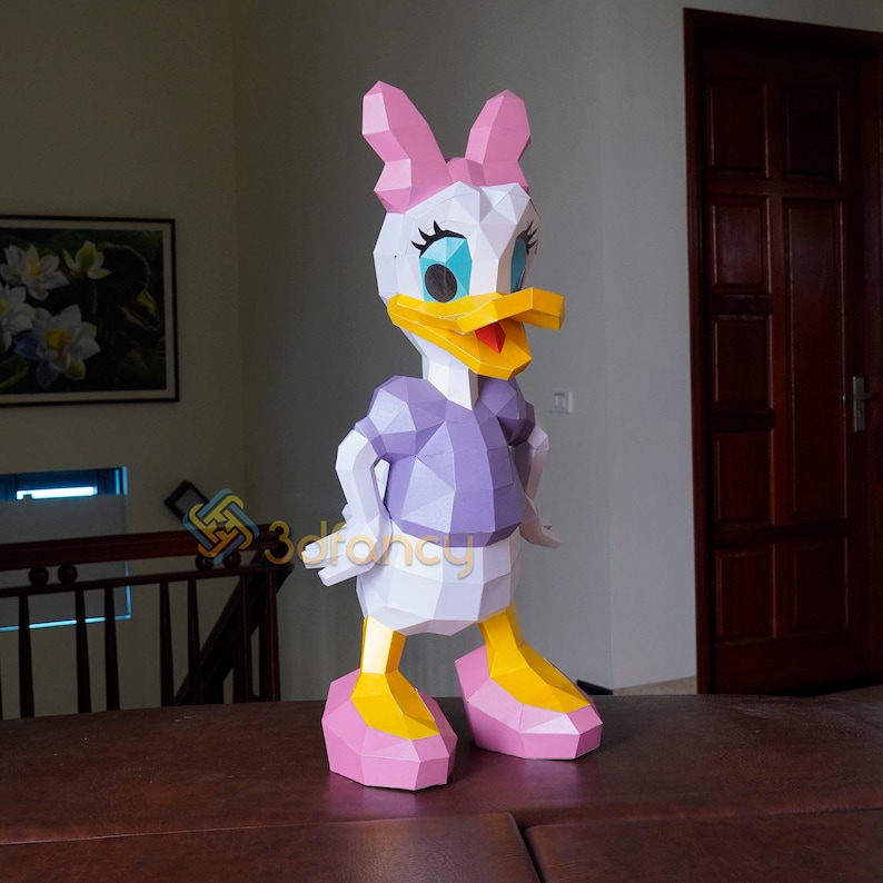 Donald Duck Papercraft & Daisy Duck Paper Craft PDF Printers - Etsy