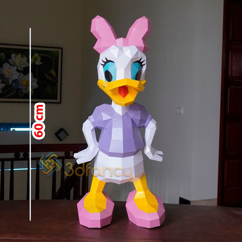 Donald Duck Papercraft & Daisy Duck Paper Craft PDF Printers - Etsy