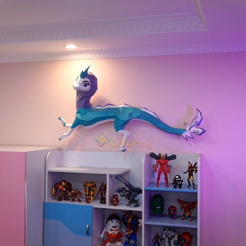 Papercraft Dragon PDF Printable SVG for Cutting Machine for - Etsy UK