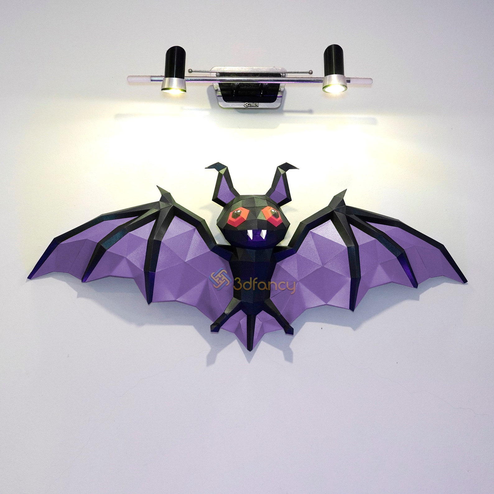 Bat Papercraft PDF SVG Template for Creating 3D Bat Hangs - Etsy Canada