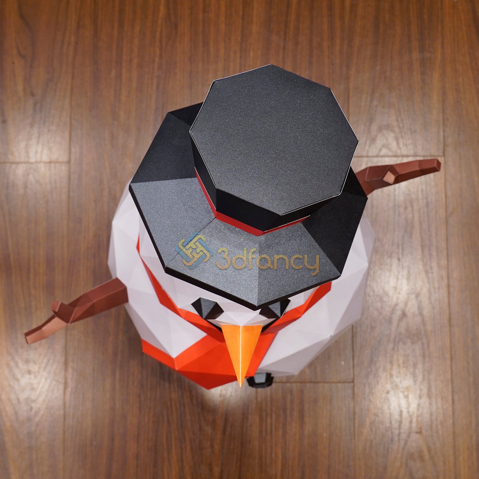 Papercraft 3D Snowman PDF SVG Template Christmas Snowman for | Etsy Canada