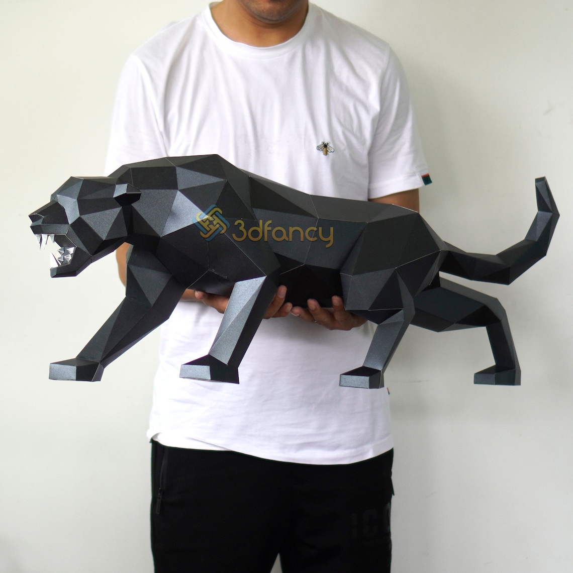 Panther Papercraft PDF SVG Template DIY Origami Low Poly Paper - Etsy