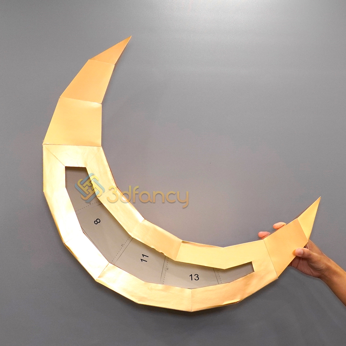 DIY Fox Moon 3D Papercraft SVG PDF Template for Creating 3D | Etsy