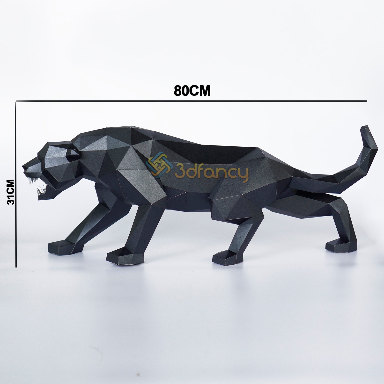 Panther Papercraft PDF SVG Template DIY Origami Low Poly Paper ...