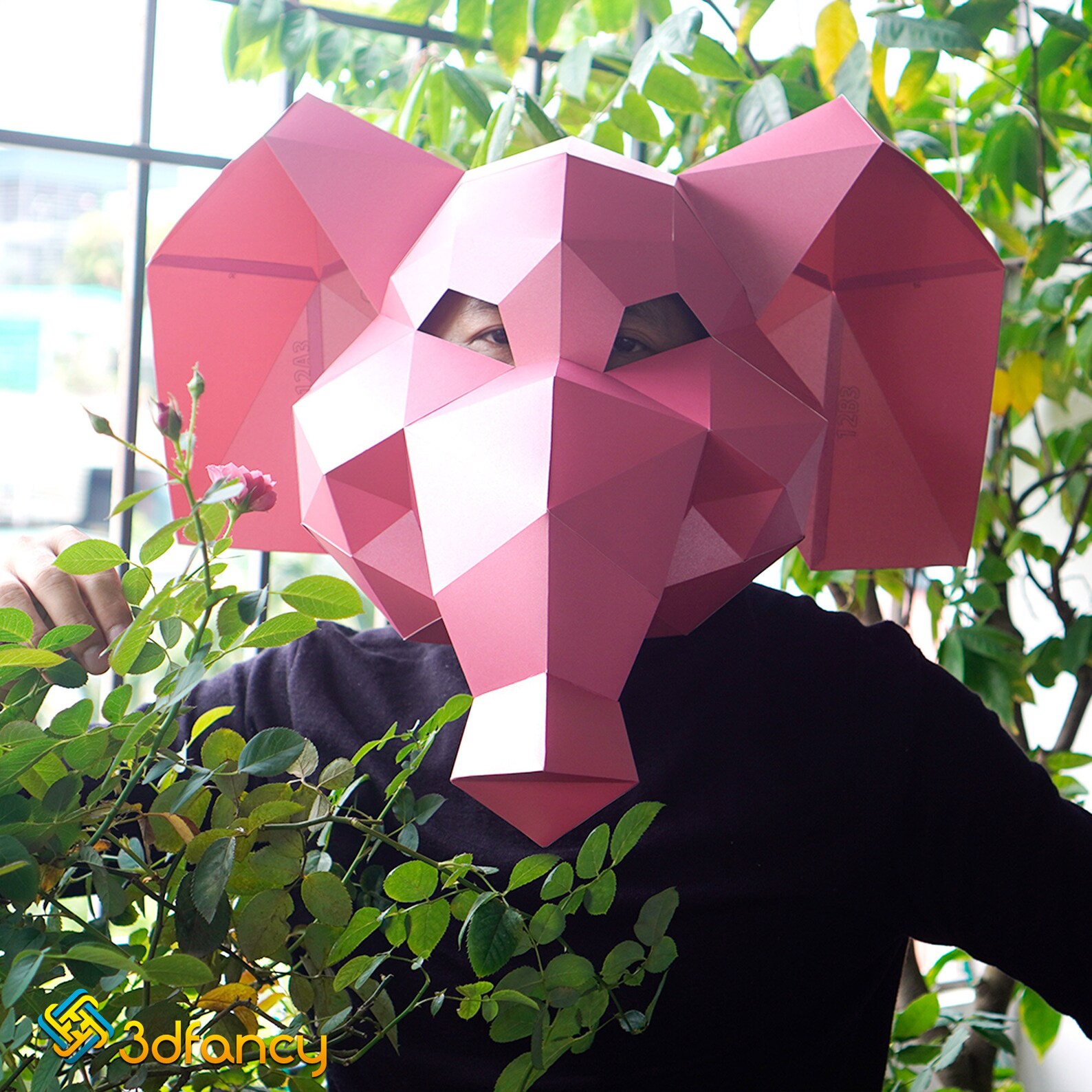 Elephant Mask DIY Paper Mask Printable Template Papercraft - Etsy Canada