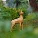 Papercraft Standing Deer PDF, SVG, Studio Template - DIY Papercraft ...