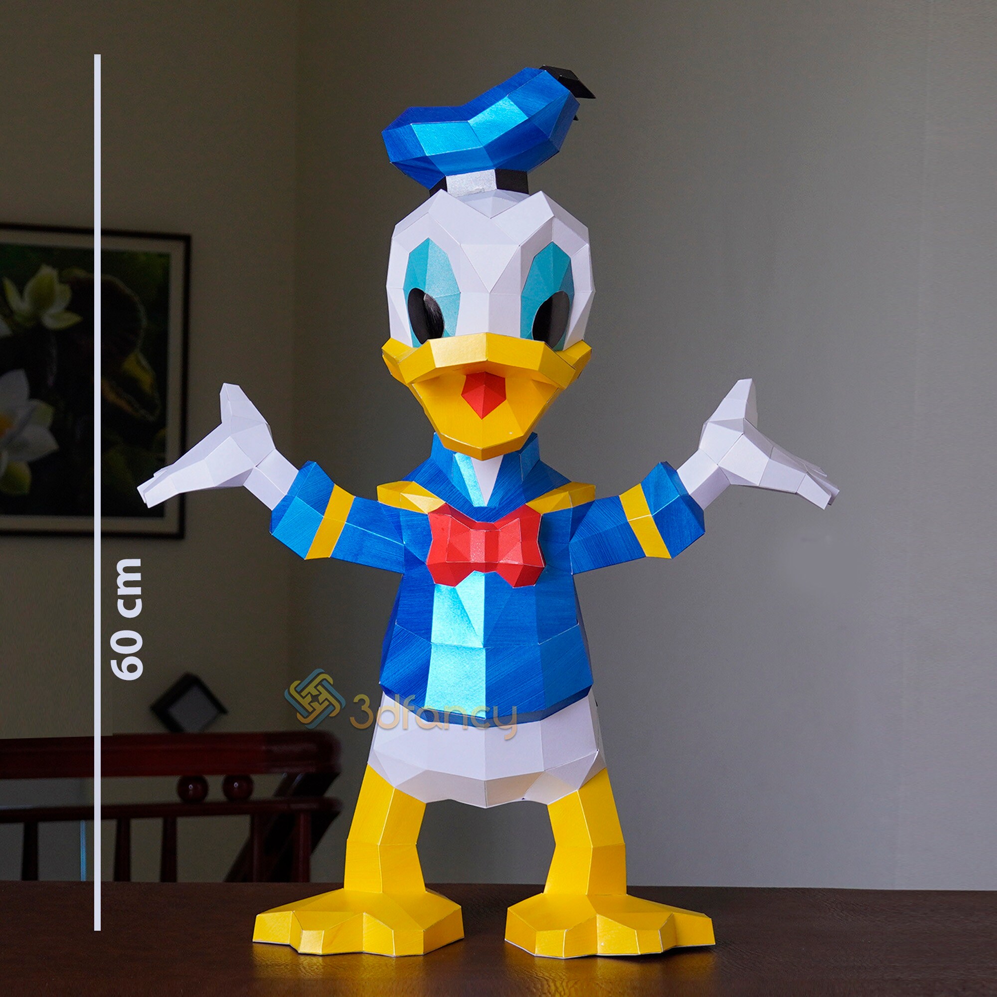 Donald Duck Papercraft & Daisy Duck Paper Craft PDF Printers, SVG ...