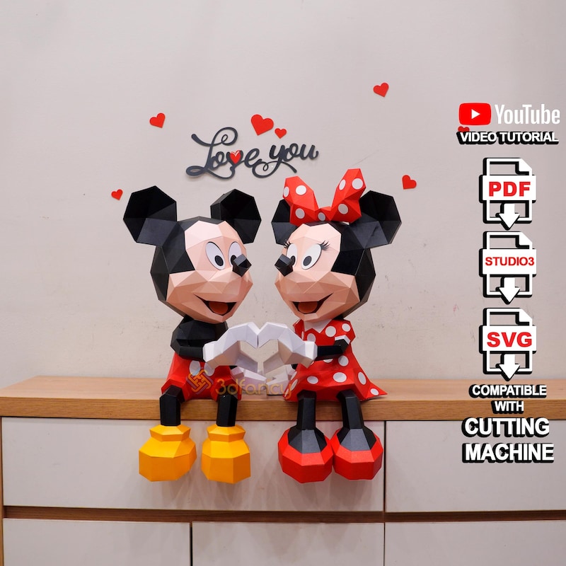 3d Paper Poly Diy - Etsy