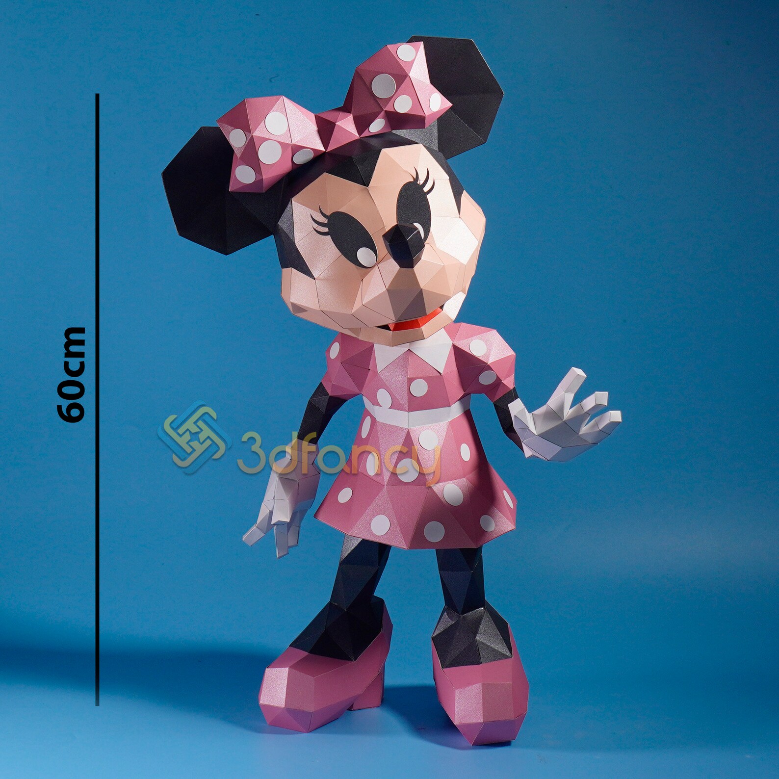 Mickey Mouse Papercraft Minnie Mouse PDF Printers Origami SVG - Etsy