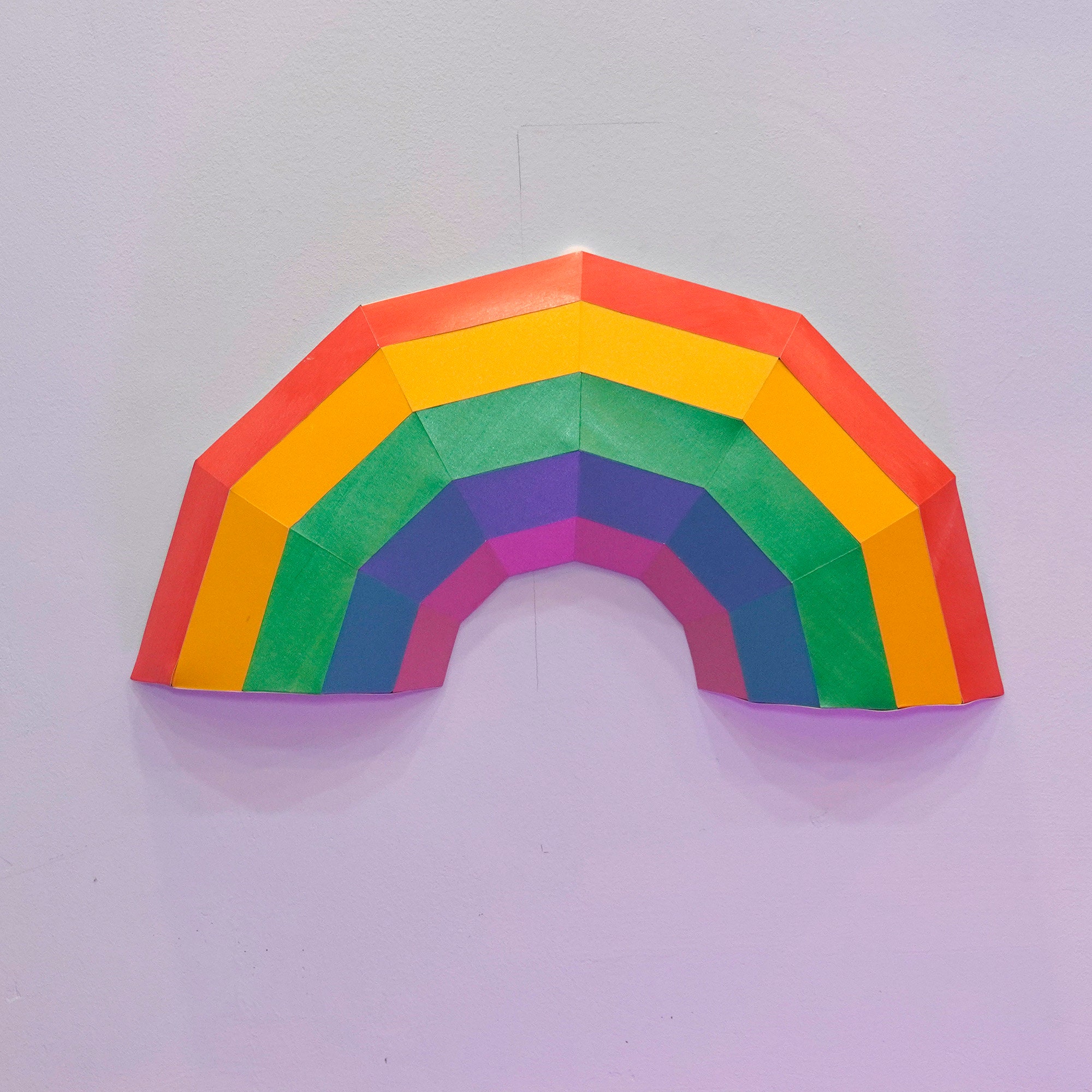 Papercraft 3D Unicorn on Clouds & Rainbow PDFSVG Template for - Etsy ...