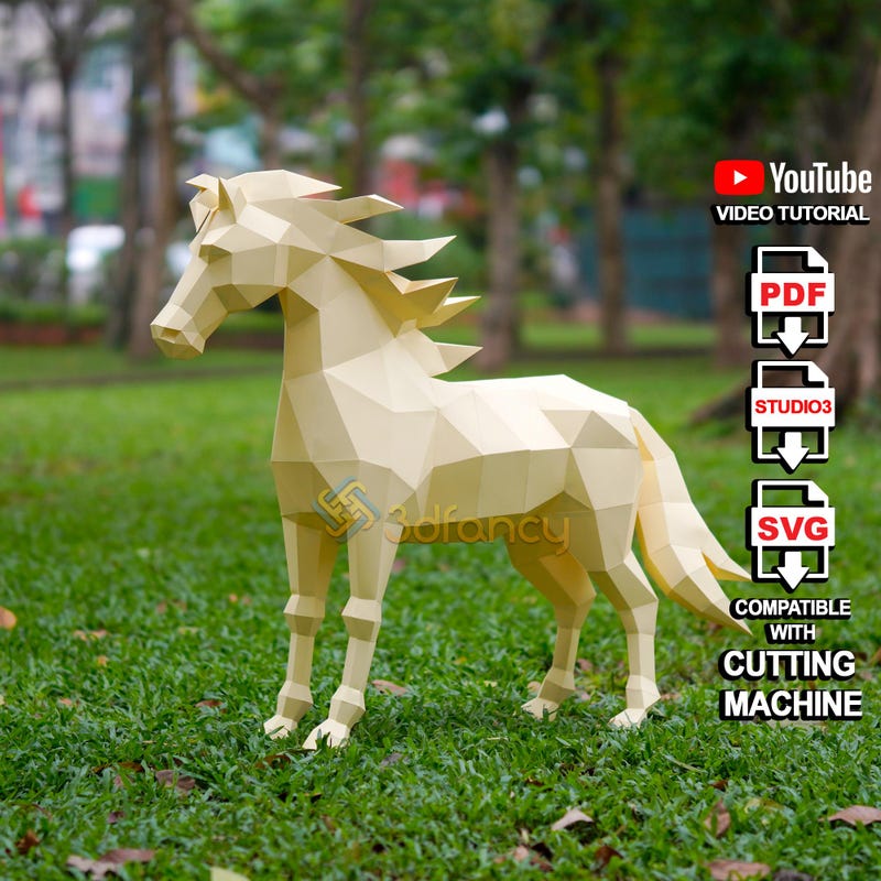 Model Horse Standing - Etsy