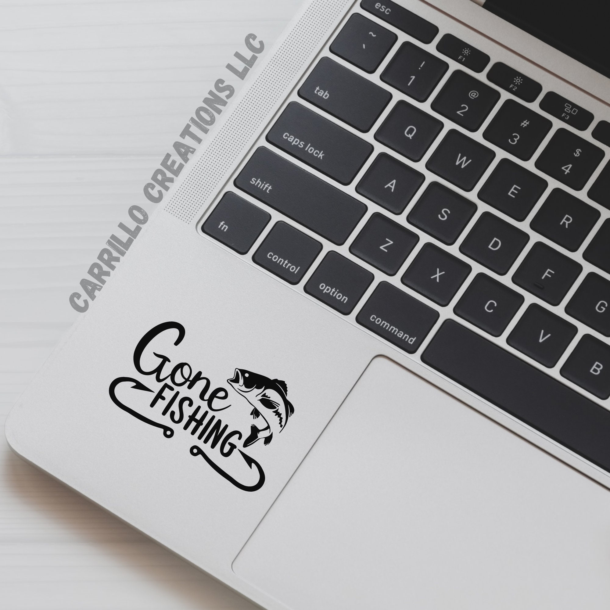 Gone Fishing Decal Bumper Sticker Fishing Lures Laptop - Etsy