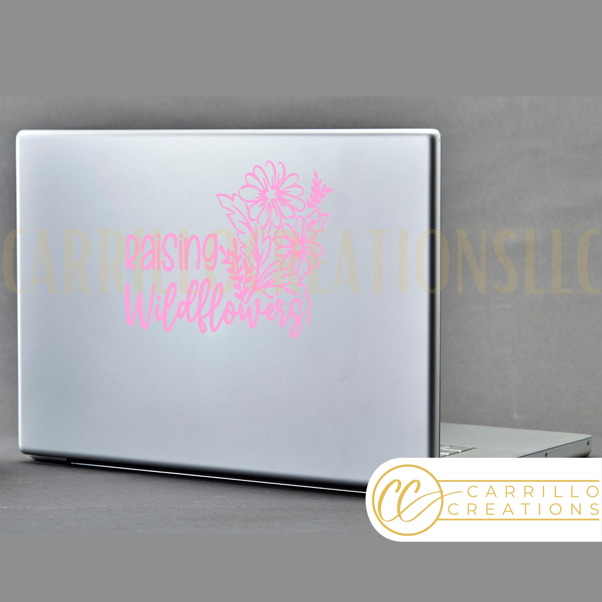 Holographic Car Window Decal Raising Wildflowers Gift for Mom - Etsy