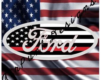American Flag Ford | Etsy