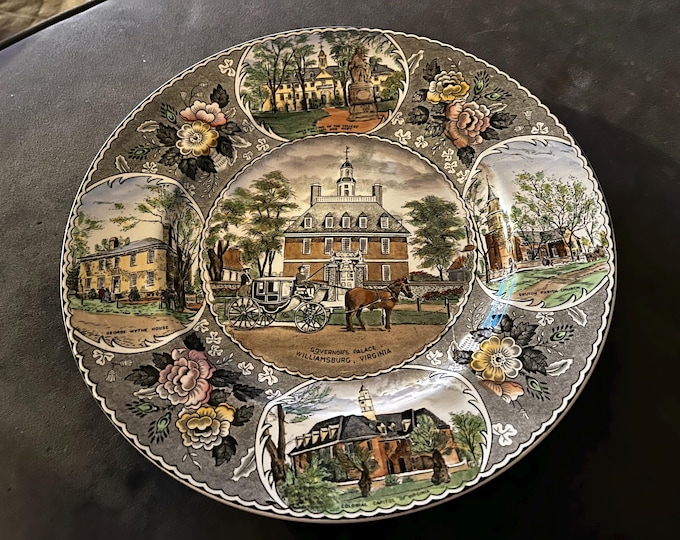 Two William Adams Ironstone China Platters Antique C1896-1900 Tunstall ...