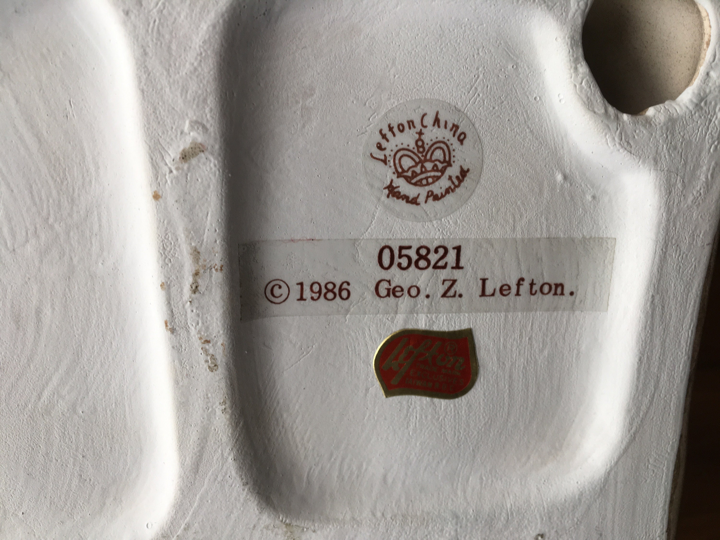 1986 Geo. Z. Lefton Colonial Village Hand-painted Bisque - Etsy