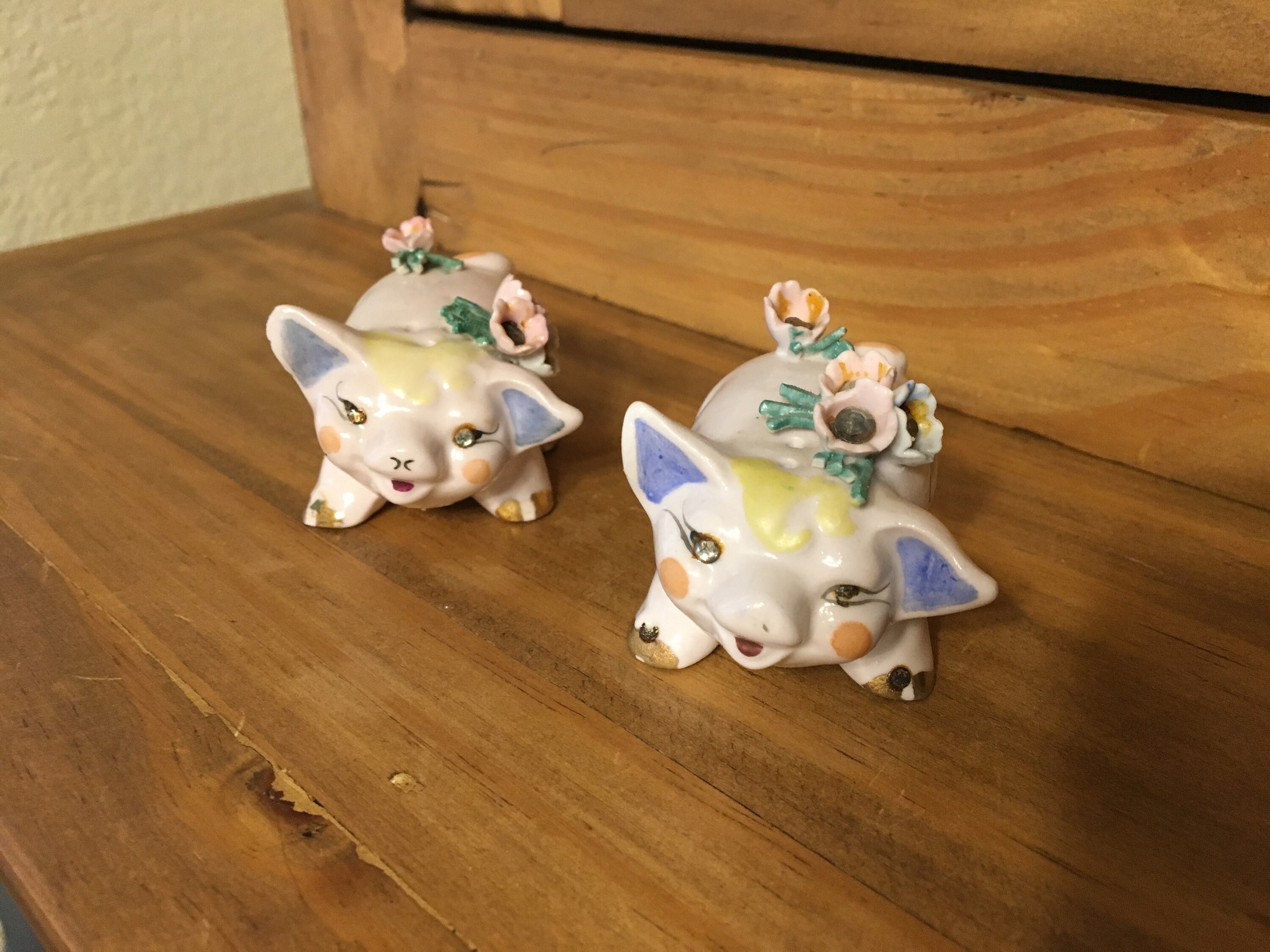 1940s Lefton China (japan) Lefton Giftware Pink Repousse Porcelain ...