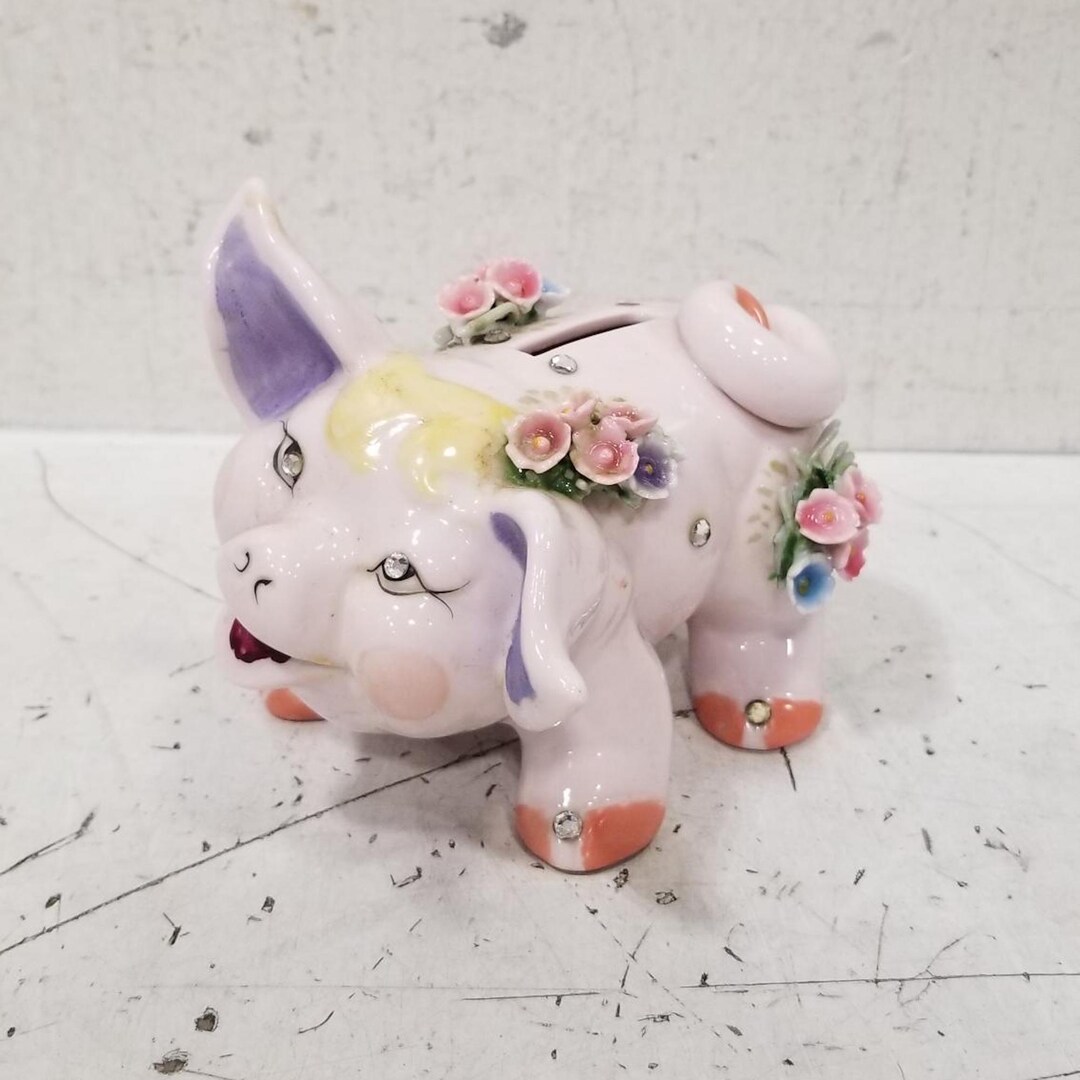 1940s Lefton China (japan) Lefton Giftware Pink Repousse Porcelain ...