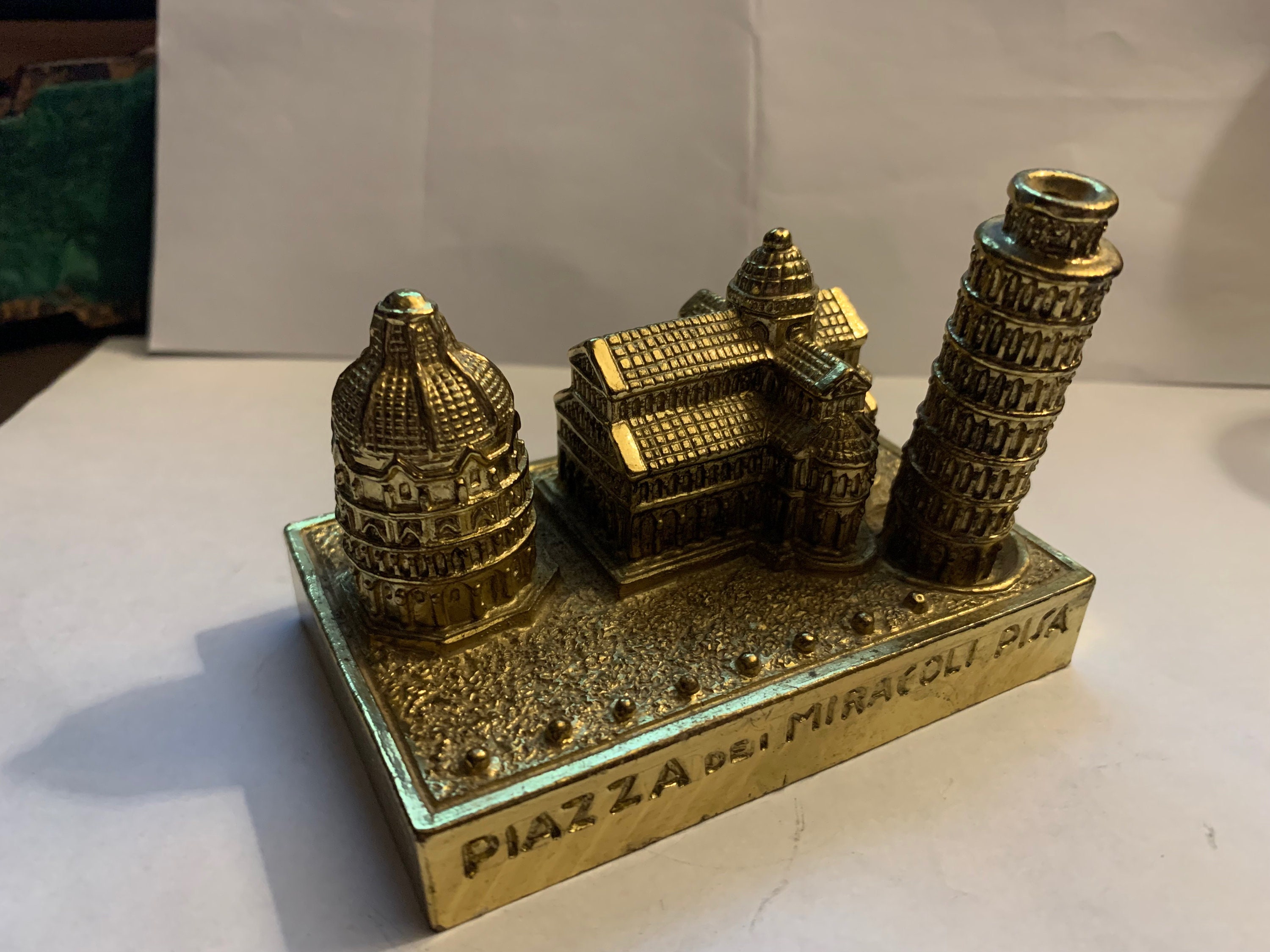 Home & Living Office Paperweights 1960s Made in Italy Solid Brass ...