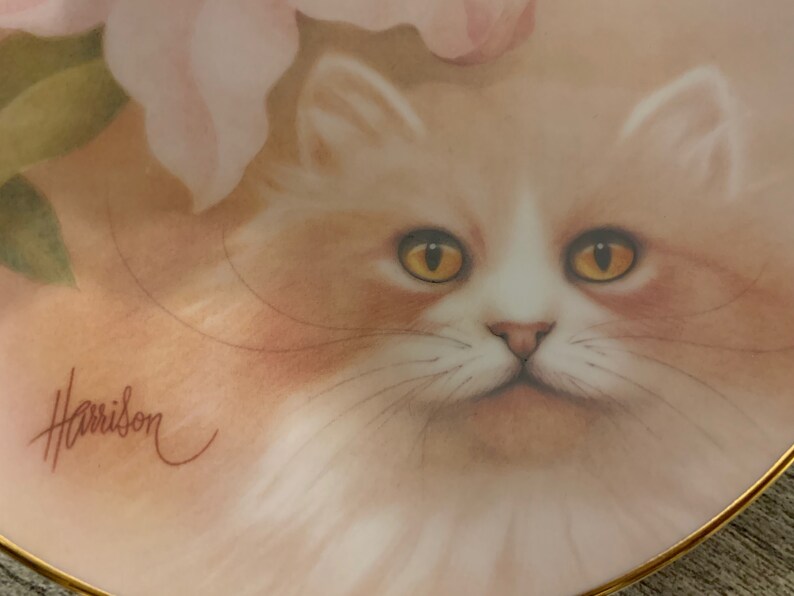 1988 Limited Edition Petals & Purrs Artist Signed Bob Harrison - Etsy