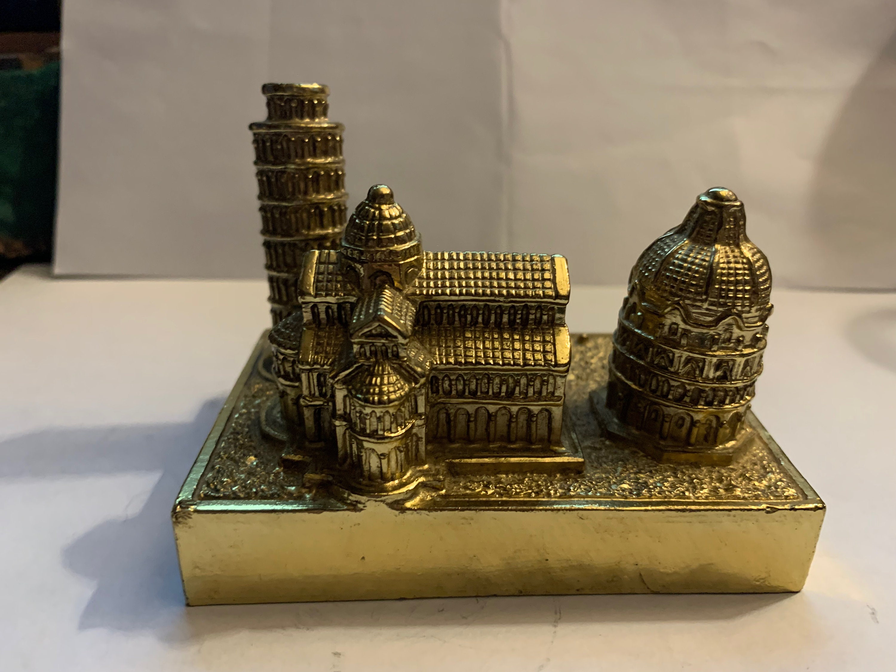 Home & Living Office Paperweights 1960s Made in Italy Solid Brass ...