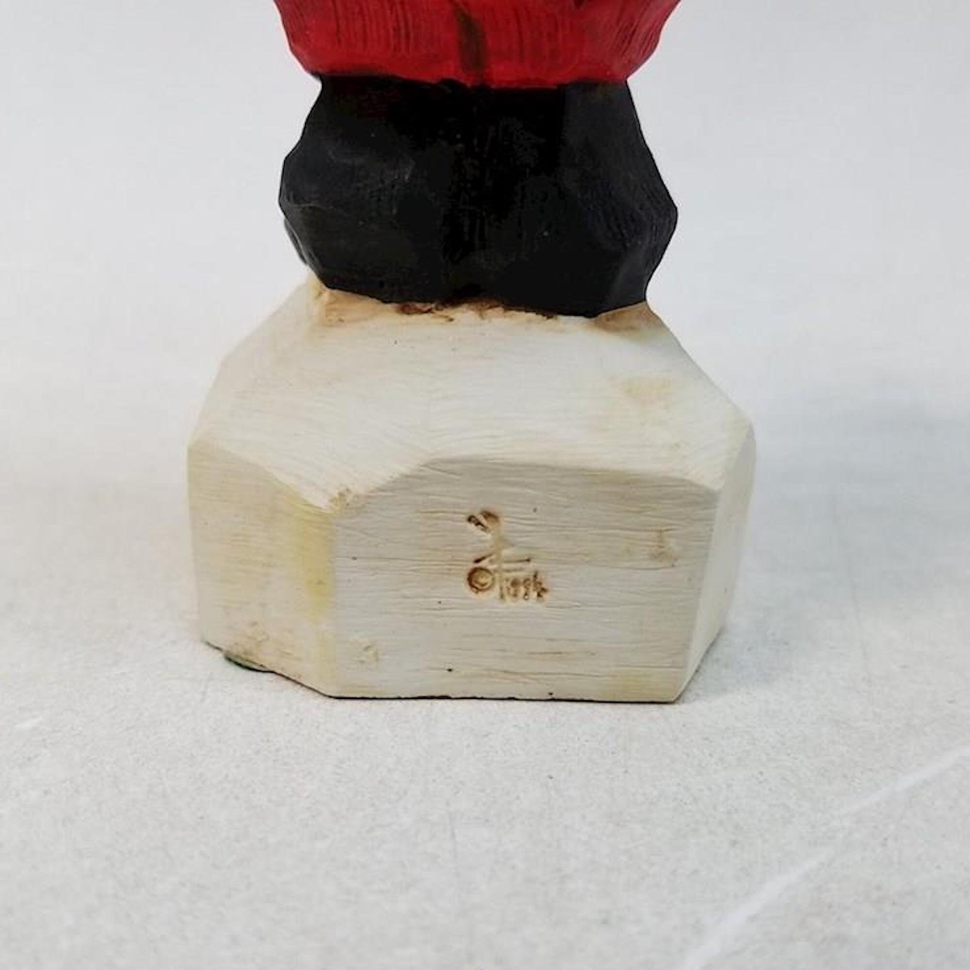 1994 David Frykman “oh, the Joy” Seasonal Standing Santa Ceramic Resin ...