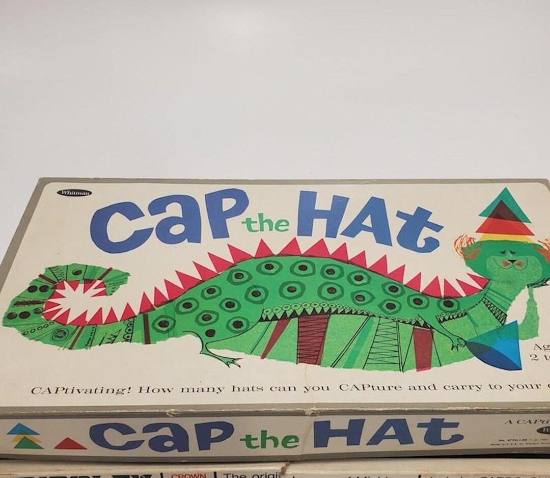 1965 Cap the Hat Board Game by Whitman (VIOB) - Etsy