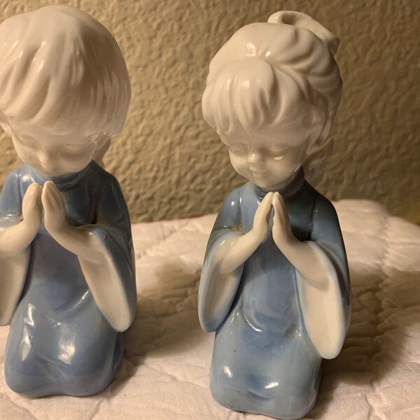 Lefton Girl and Blue Boy - Etsy