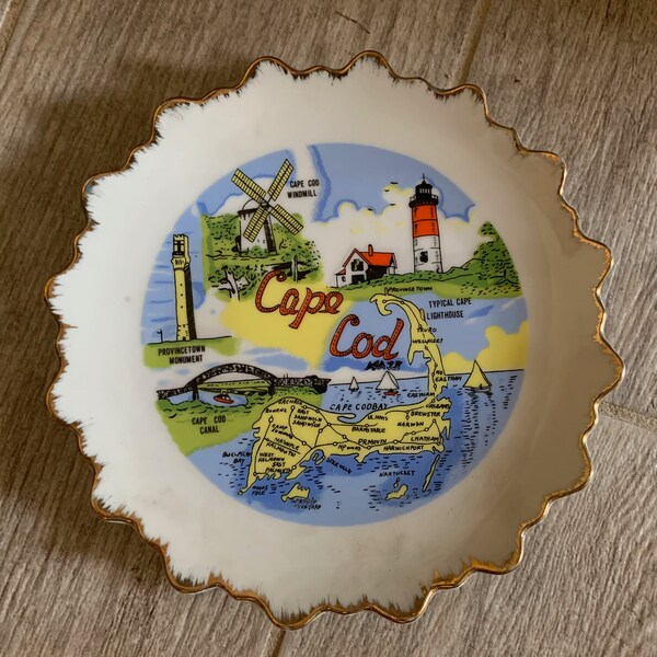 Cape Cod Souvenir Plate - Etsy