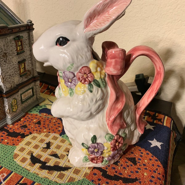 Rabbit Pitcher - Etsy