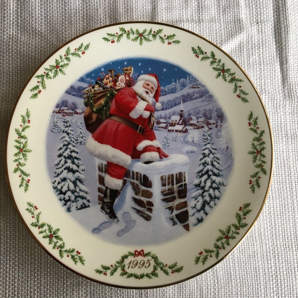 Santa Claus Plate - Etsy