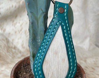 Western Keychain With Pendleton Inlay, Handmade - Etsy