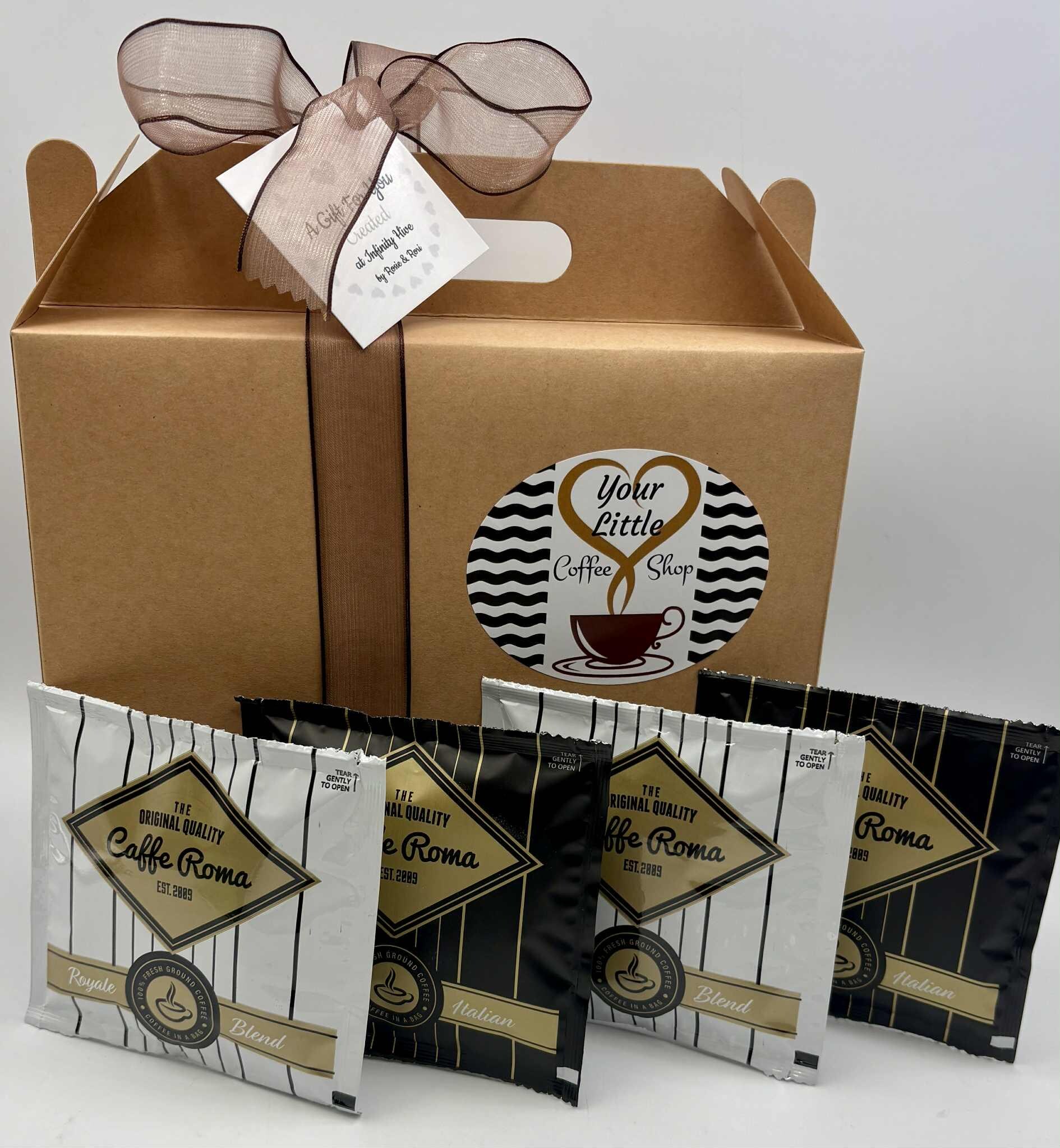 Quirky ITALIAN COFFEE Hamper | Mini Coffee Gift Box | Gift for Ladies ...
