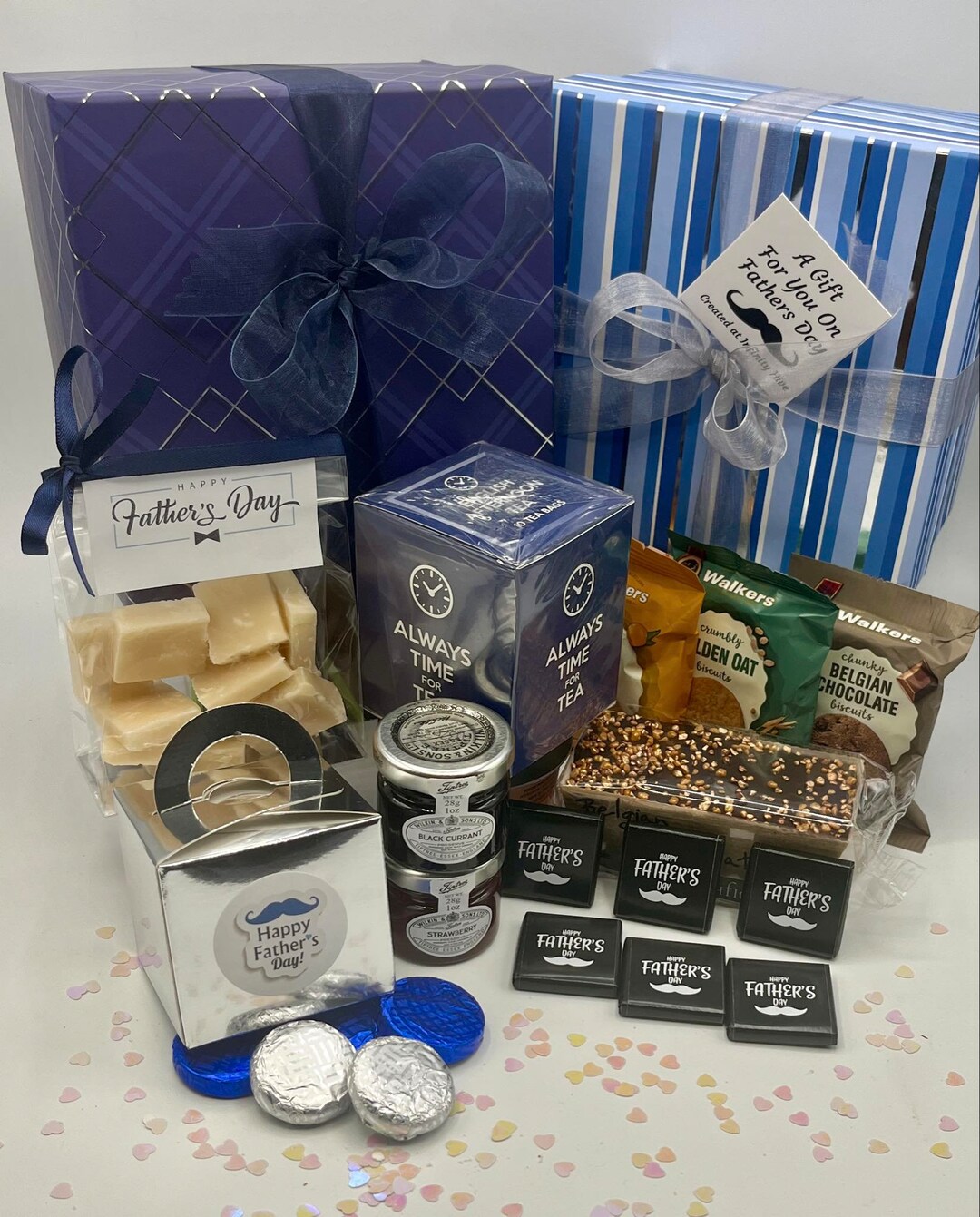 Afternoon TEA HAMPER for Men Fathers Day Gift Box for Him Food & Drink ...
