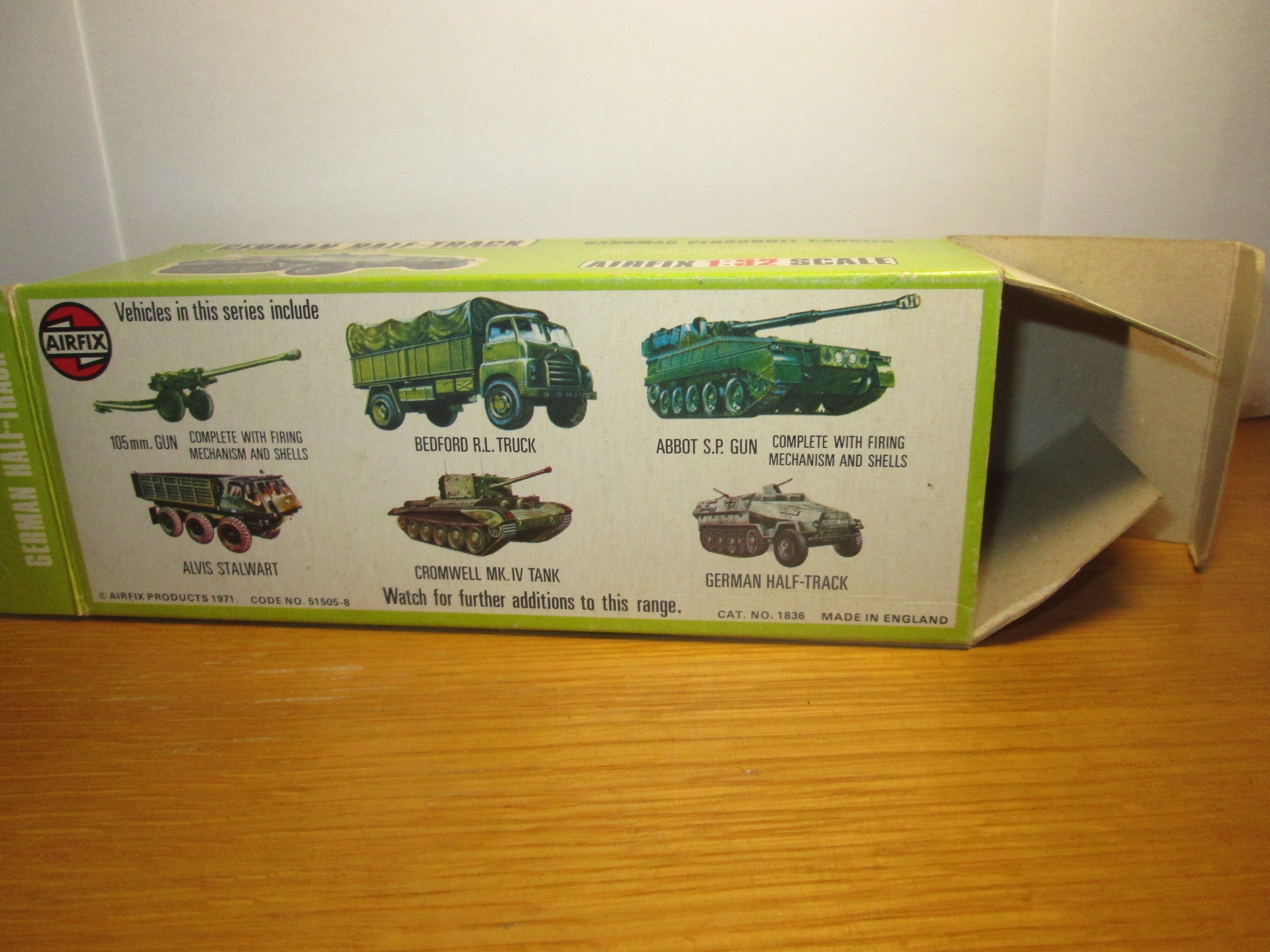 Airfix 1971 Military Series 1/32 scale German Half track | Etsy