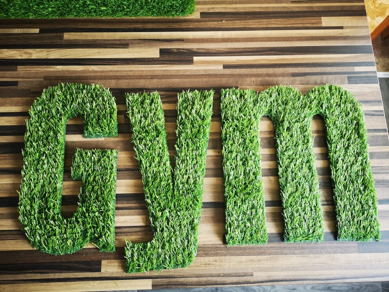 Custom Orders Here Artificial Grass Words Garden Sign. for | Etsy UK